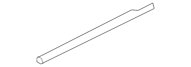 68285863AE - Front Door Belt Outer Weatherstrip Left - 2019 2020 Ram ...