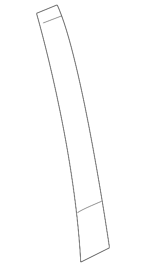 68292929AD - B Pillar Applique Left - 2019 2020 Ram 1500 | Mopar Parts ...