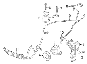 84914237 - Power Steering Cooler 2003-2020 GM | Big 3 Auto Parts