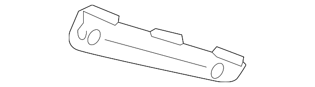 52536-06120 - Bumper Cover Support Rail (Left, Front) 2012-2014 Toyota ...