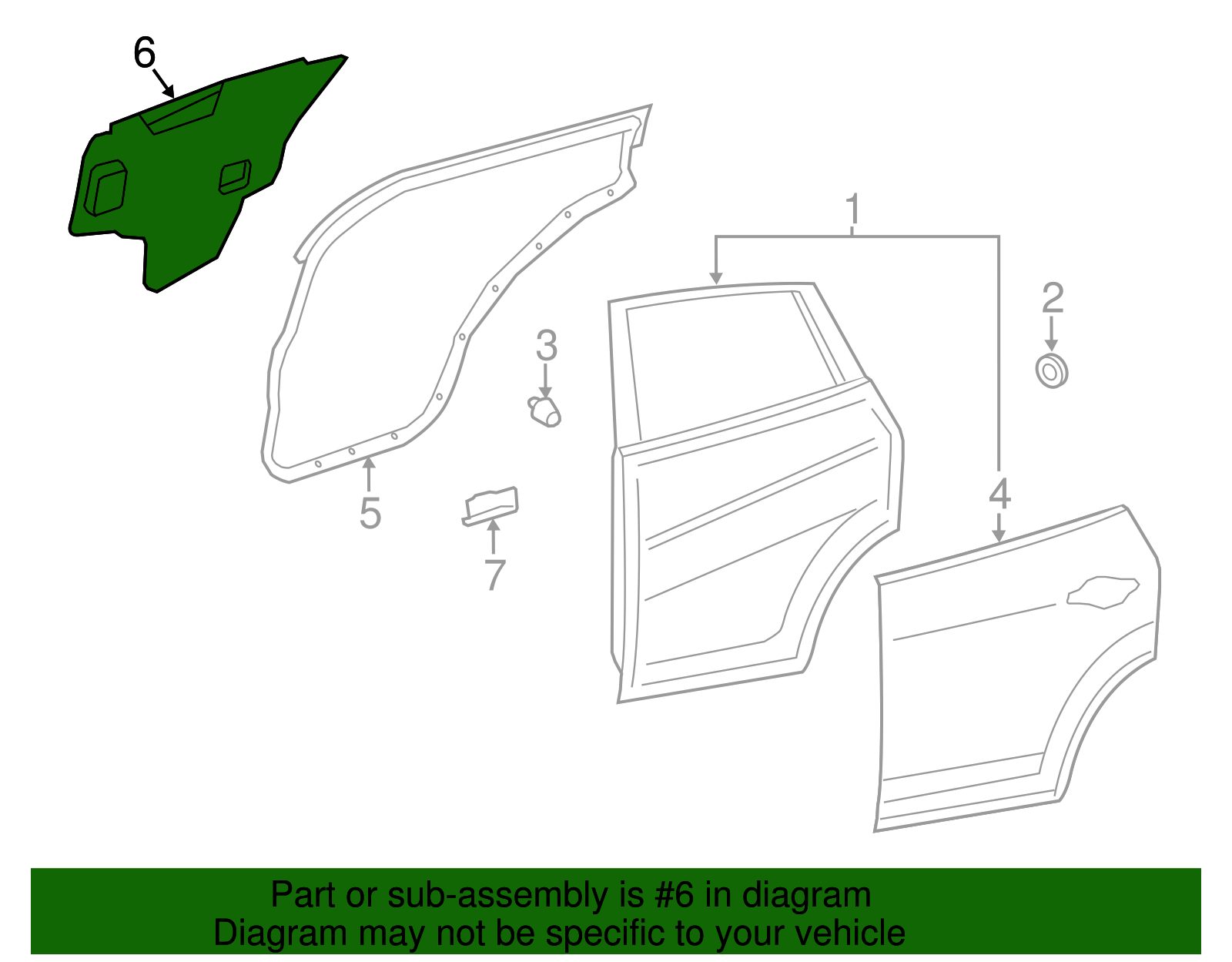 2018-2020 Nissan Rogue Water Shield 82860-7FR0A | Scott Evans Nissan Parts