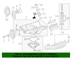 177-010-24-00 - Engine Oil Pan Gasket 2015-2024 Mercedes-Benz ...