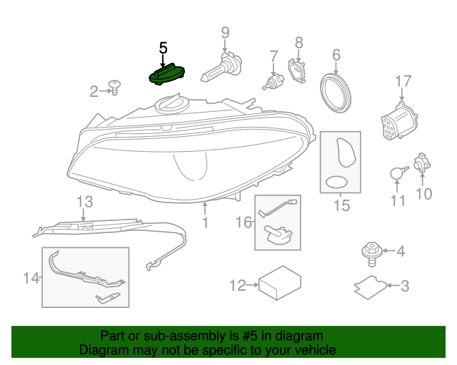 63-12-6-931-137 - Covering cap 2005-2013 BMW | AutoNationParts.com