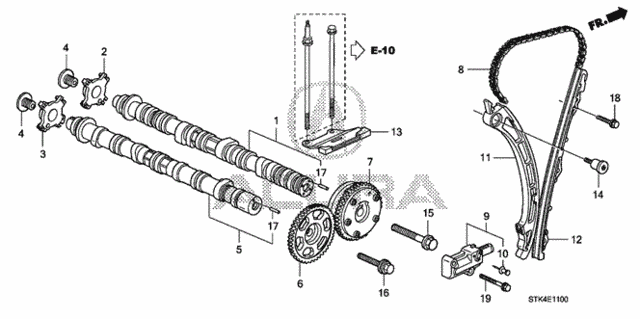 2007-2012 Acura RDX Camshaft, Ex 14120-RWC-A00 | OEM Parts Online