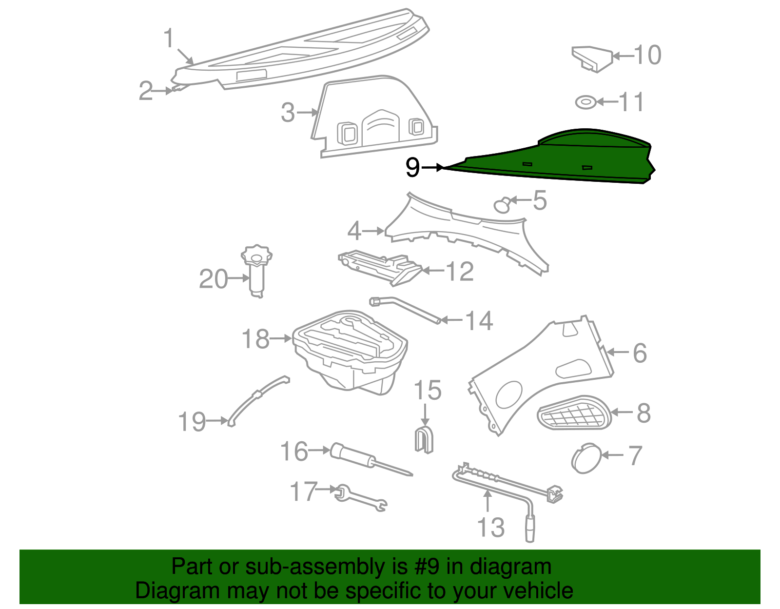 1C0-863-463-AG-1BS - Floor Cover 1998-2010 Volkswagen Beetle ...