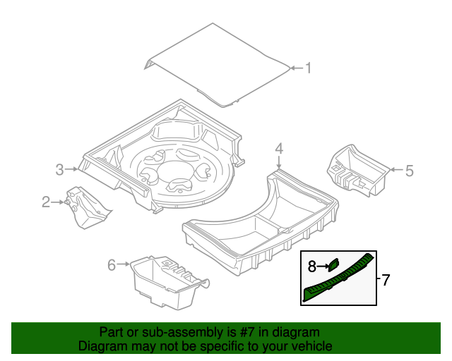 51477373574 - 2017-2022 BMW Sill Cover (51-47-7-373-574) | BMW of South ...