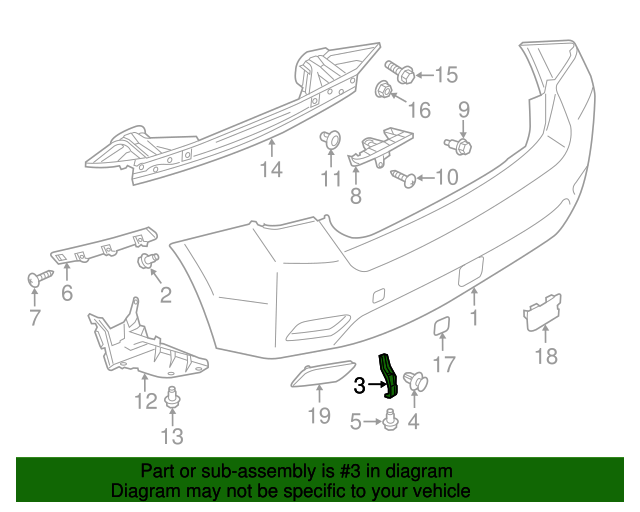2012-2020 Subaru Lower Bracket 57707FJ201 | Subaru Parts Store