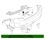 1995-2023 Subaru Bumper Cover Grommet 96056FA010 | Subaru Parts Store