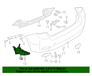 2012-2016 Subaru Impreza OEM NEW 2012-2016 Subaru Impreza Lower Right ...