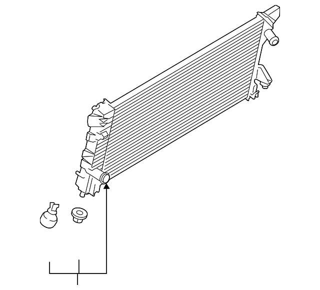 2015-2017 Ford F-150 Radiator FL3Z-8005-B | Ford OEM Parts Online