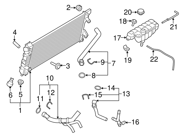 2015-2017 Ford F-150 Hose Assembly FL3Z-8C289-A | TascaParts.com