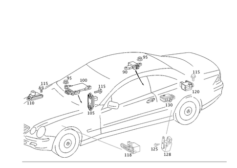 Electronic Stability Program (ESP®) for 1999 Mercedes-Benz CL500 ...