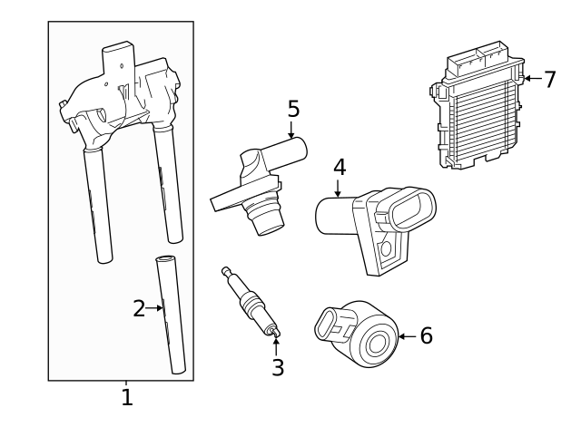 2014-2024 Mercedes-Benz Ignition Knock (Detonation) Sensor 270-905-09 ...