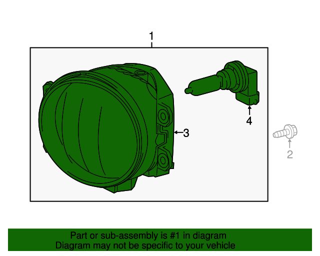 81220-12230 - Fog Lamp Assembly - 2012-2020 Toyota | OEM Genuine Toyota ...