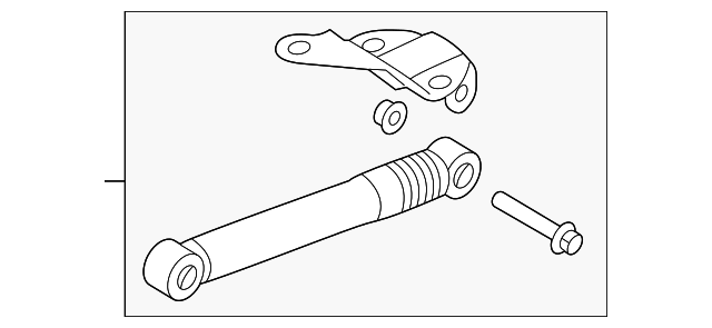 LR047393 - Damper - 2015-2017 Land Rover Range Rover Evoque ...