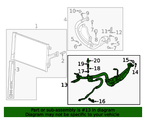 84798196 - Air Conditioning Refrigerant Heat Exchanger 2020-2023 ...
