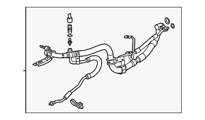 2020-2023 Cadillac Air Conditioning Refrigerant Heat Exchanger 84798196 ...