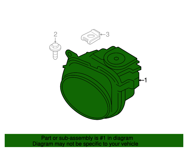 63117494841 - 2014-2016 BMW Fog Lamp Assembly (63-11-7-494-841) | BMW ...