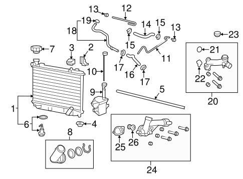 Radiator & Components for 2012 Chevrolet Caprice | GMPartsDirect.com