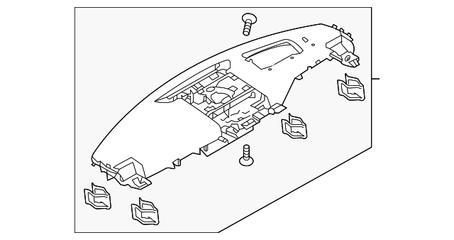 Genuine OEM Instrument Panel Part# LR189761 Fits Jaguar Land Rover Cary