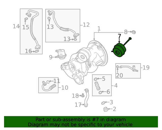 2018-2022 Audi Vacuum Unit 06M-145-461-D | Audi USA Parts