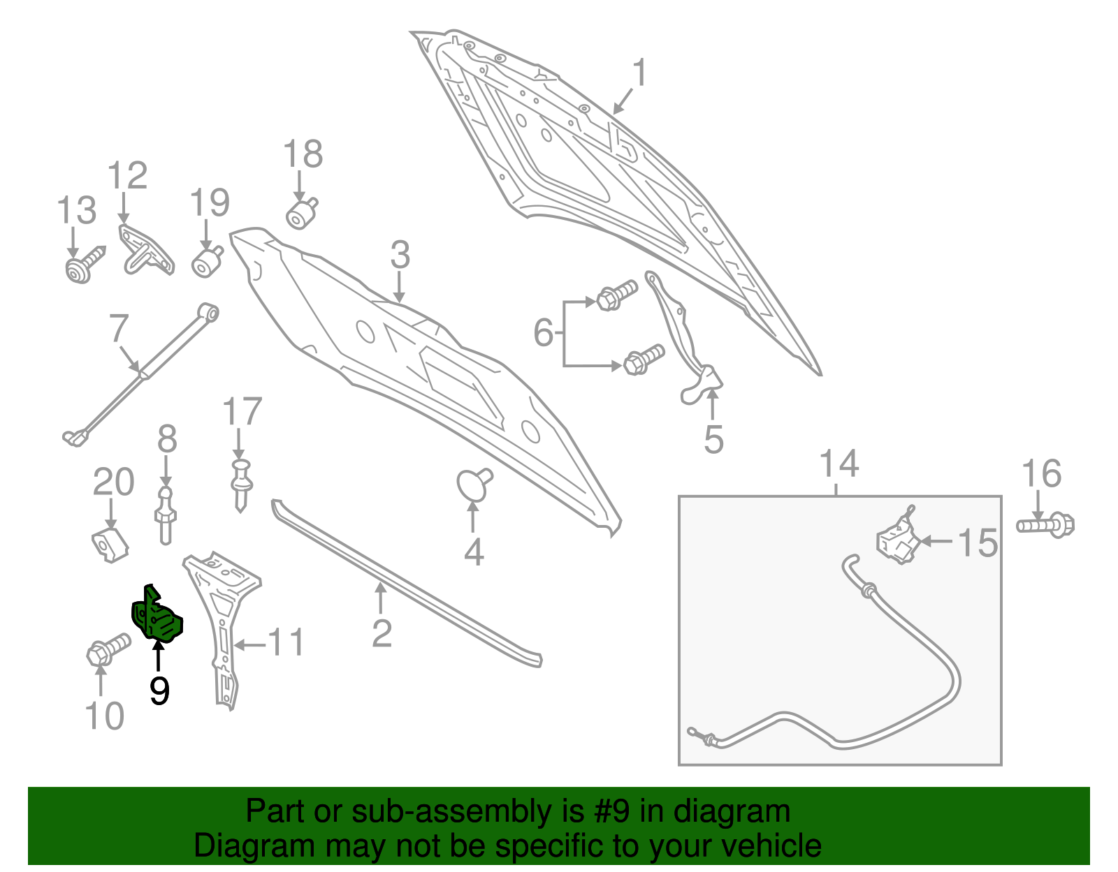 2004-2017 Ford Latch 4L3Z-16700-AB | Retail Performance Auto Parts