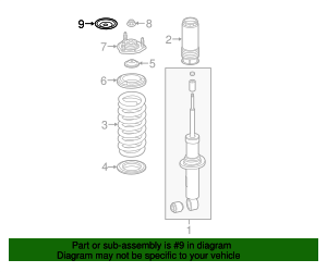 2015-2022 GM Front Suspension Mount Upper Cup 23432071 GM ...