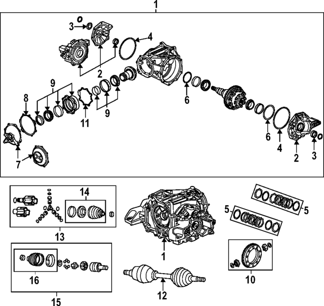 2014-2019 Chevrolet Corvette Rear Axle Shaft Seal 23341259 | GM Parts ...