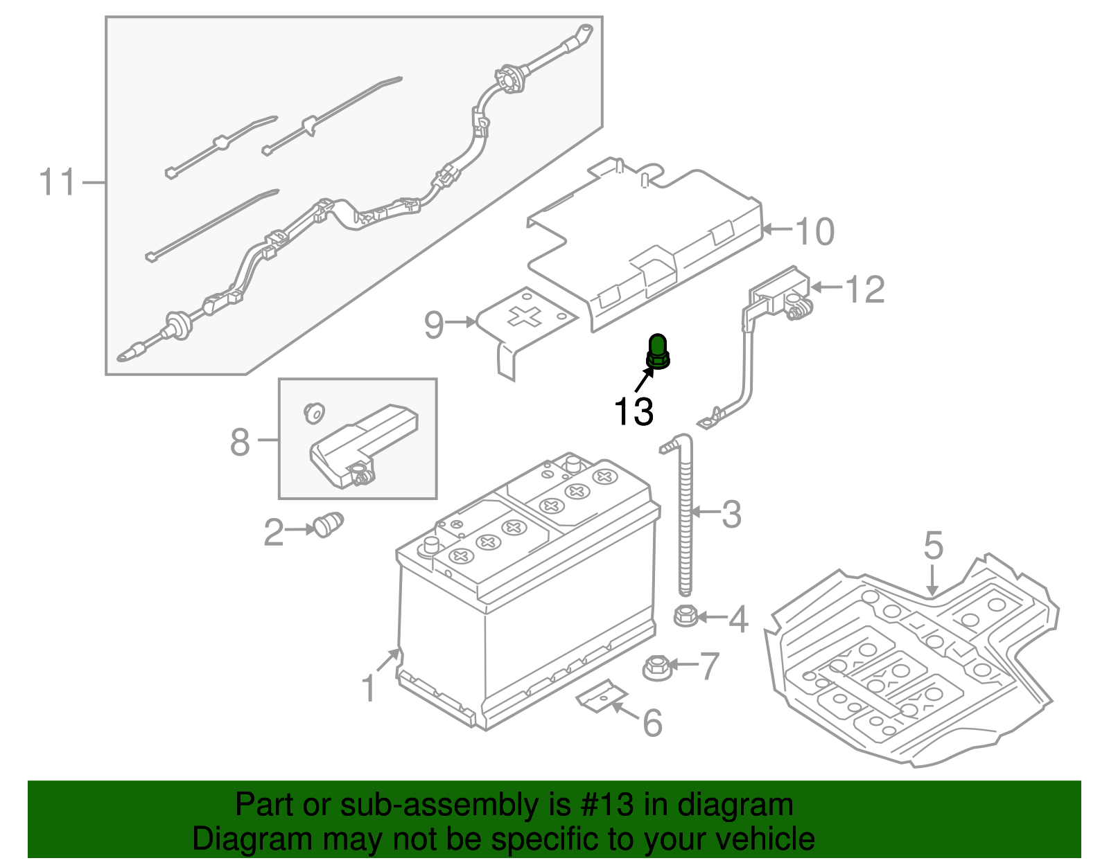 2008-2025 Audi Control Module Nut WHT-000-869 | Audi USA Parts