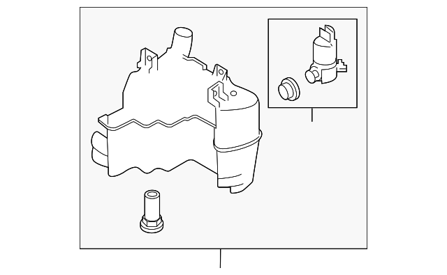 2014-2020 Infiniti Washer Reservoir 28910-4HB0A | OEM Parts Online
