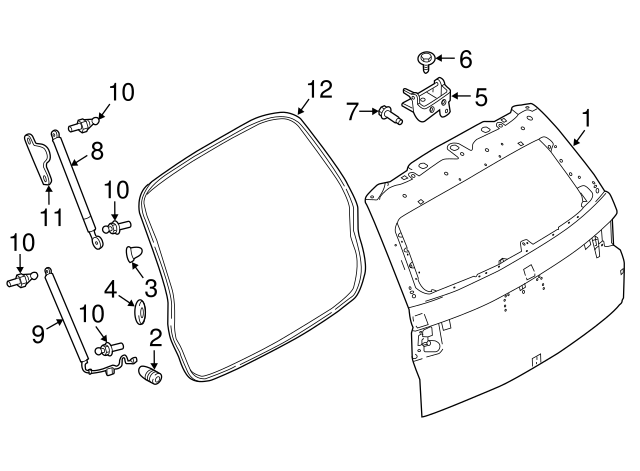 Genuine Hinge Bolt for 2016-2021 Land Rover Discovery Sport | Land ...