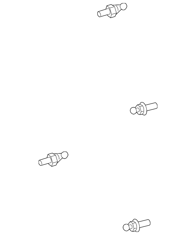 Support Cylinder Ball Stud - 2020-2023 Land Rover (LR138284) | Land ...