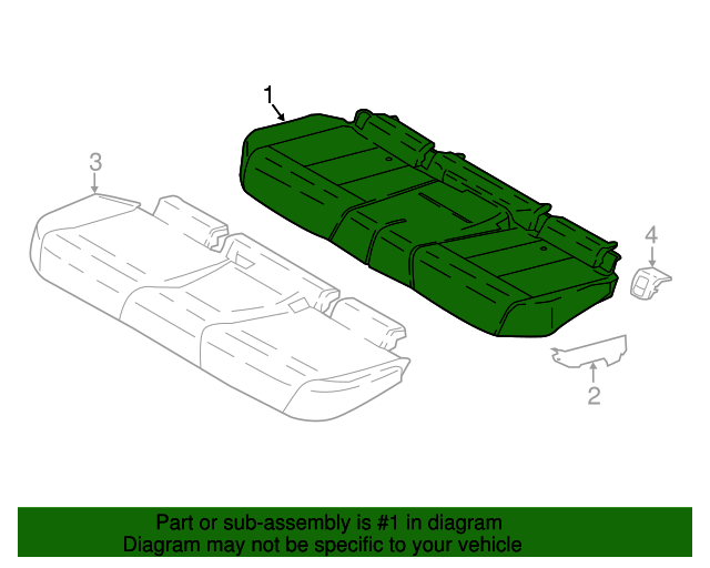 Genuine BMW 52-20-6-994-385 | Lower Pad | FREE Shipping on Most Orders ...