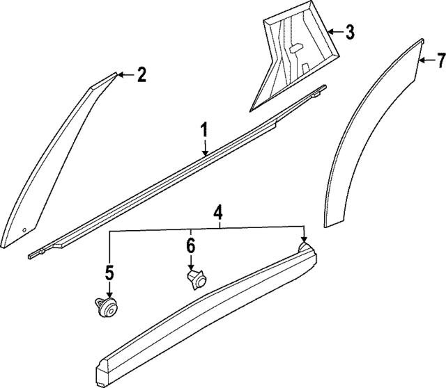 2023-2024 Nissan ARIYA Front Applique 822D3-5MP0A | OEM Parts Online