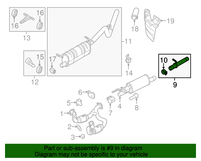 2017-2020 Ford Intermediate Pipe HC3Z-5A212-A | QuirkParts