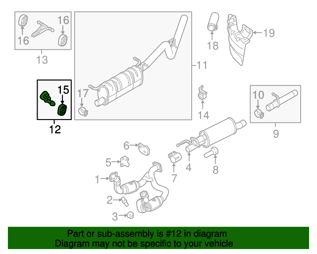 HC3Z-5A242-A - Front Bracket 2017-2022 Ford | Ford Parts Direct