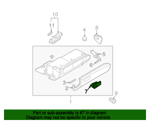 2002-2008 Audi Glove Box Latch 8E1-857-131-6PS | Audi OEM Parts Online