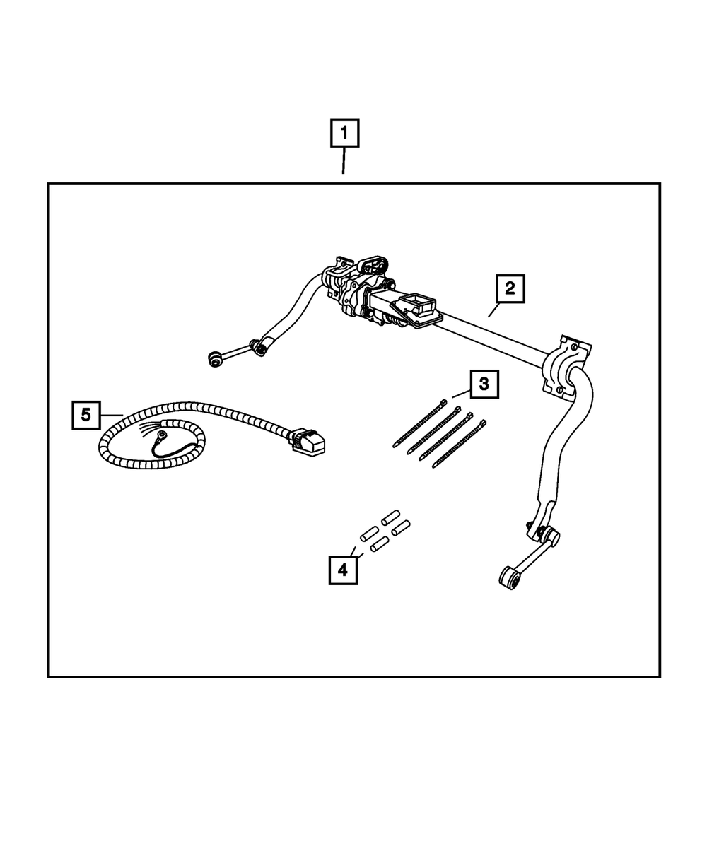 2007-2016 Jeep Wrangler Trailer Harness 68002996AB | Mopar OEM Parts Outlet