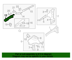 2015-2025 Volkswagen Side Member 5Q0-803-105 | VW Direct Auto Parts