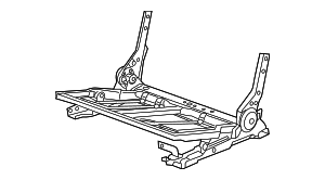 2015-2020 GM Driver Side 3rd Row Seat Cushion Frame 84044946 GM ...
