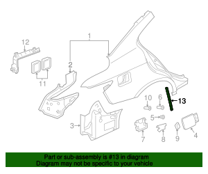 78817-4HH0B (788174hh0b) - 2018-2020 Infiniti Q50 Protector | Infiniti ...