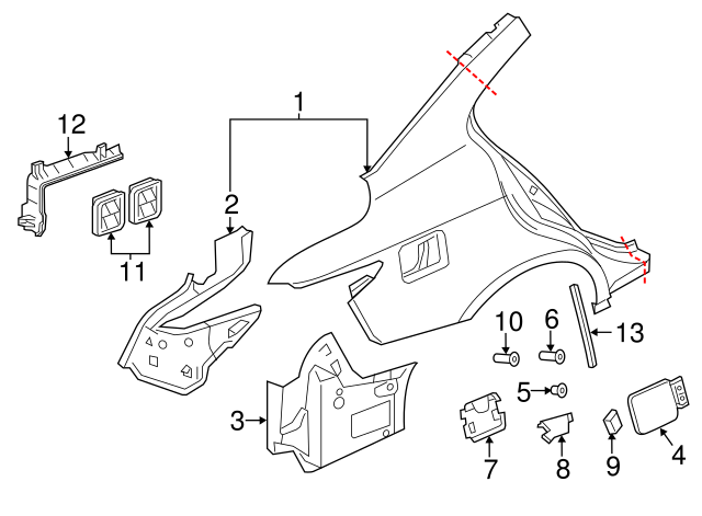 2009-2020 Infiniti Fuel Door Spring 78836-1CA0A | Infiniti Parts Online