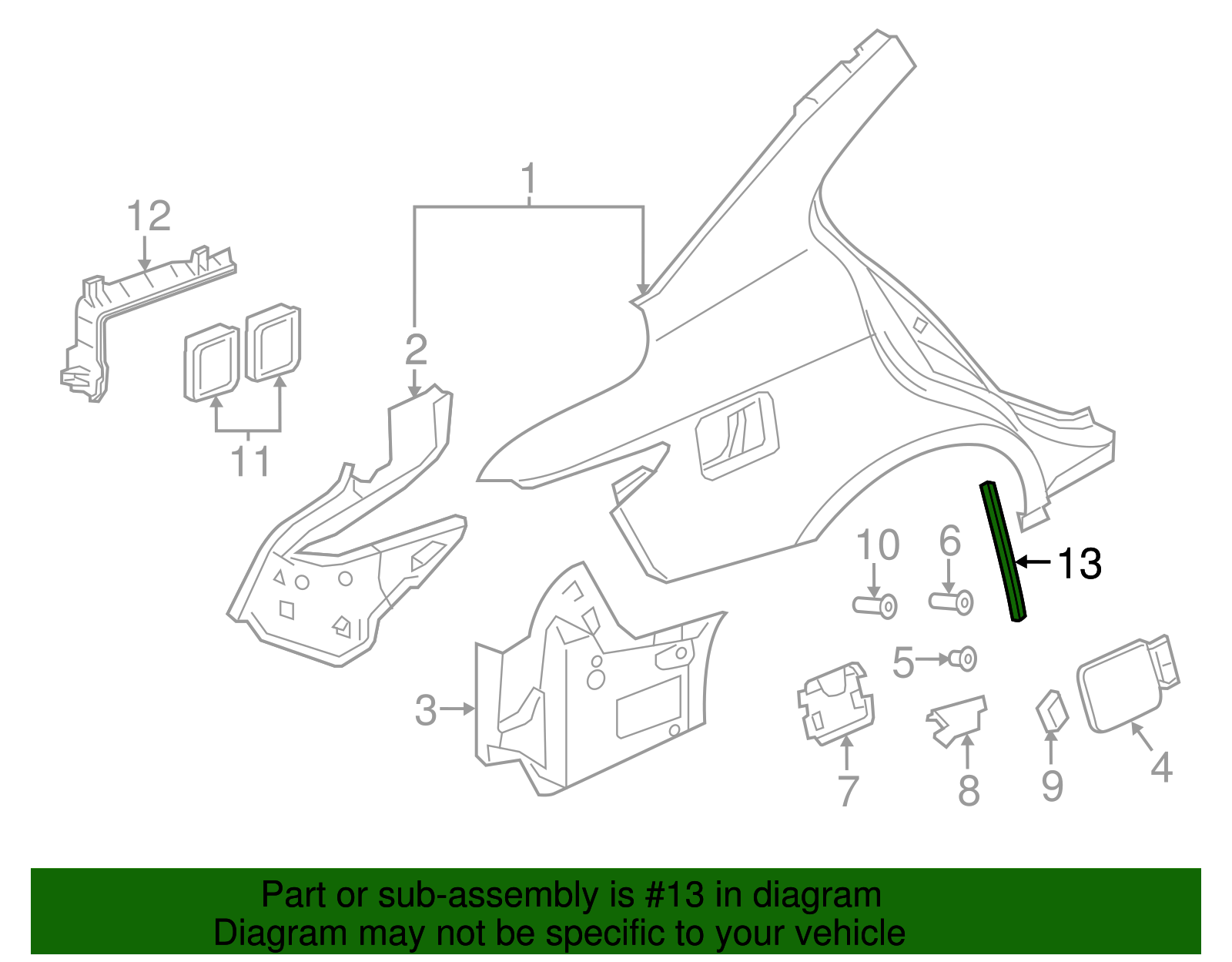 78817-4HH0B (788174hh0b) - 2018-2020 Infiniti Q50 Protector | Infiniti ...