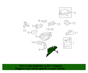 82663-48080 - Lower Cover - 2010-2015 Lexus | MyLexusParts