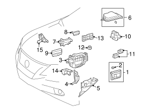 2010-2015 Lexus RX350 Fusible Link 82620-48130 | OEM Parts Online