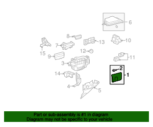 2013-2015 Lexus Junction Block 82720-48100 | OEM Parts Online