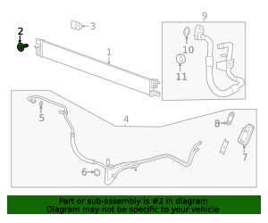 2020-2024 GM Trans Cooler Bolt 11548191 GM | GMPartsDirect.com