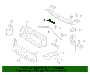 51747385734 - 2014-2021 BMW Center Support (51-74-7-385-734) | BMW of ...