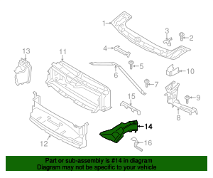 51747255418 - 2012-2018 BMW Air Inlet Duct (51-74-7-255-418) | BMW of ...