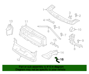 51647266323 - 2012-2021 BMW Bracket (51-64-7-266-323) | BMW of South ...
